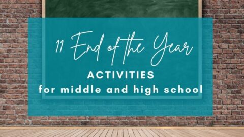 11 Fun End of Year Activities for Middle School and High School ...