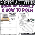Poem Song of Myself: 3 Engaging Activities - The Integrated Teacher