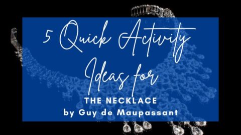 5 Quick Activity Ideas for The Necklace Story by Guy de Maupassant ...